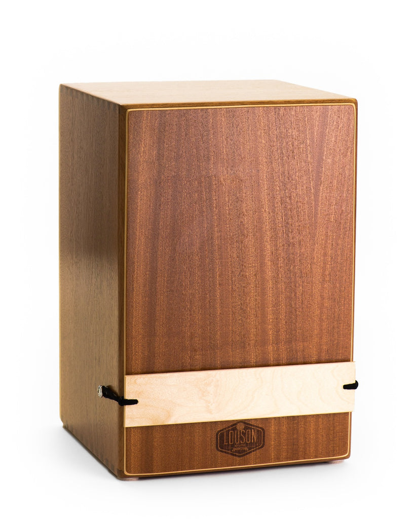 Solid Mahogany Cajon with External Snare – Louson Drums